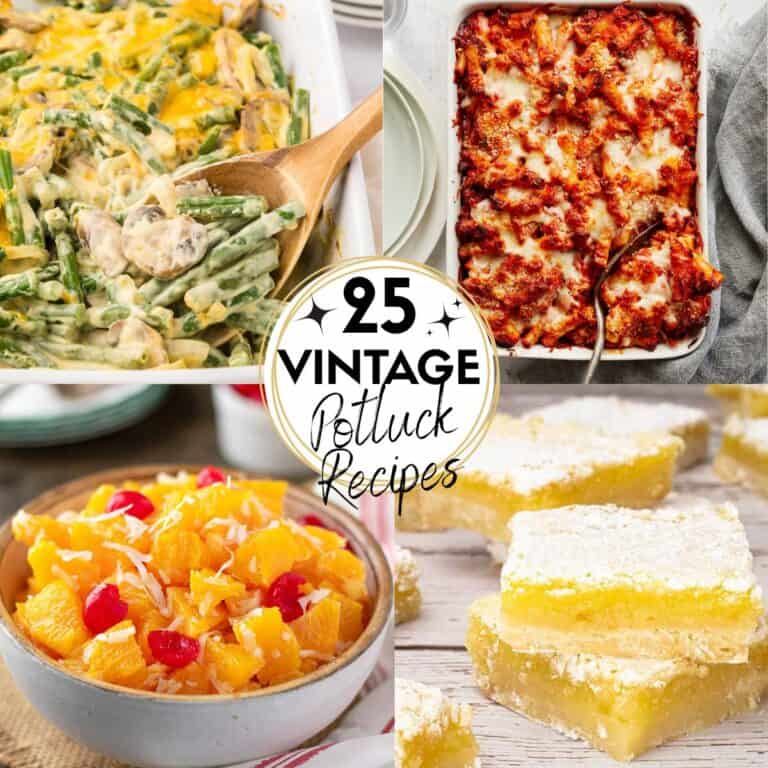 25 Classic Potluck Recipes from Grandma’s Cookbook