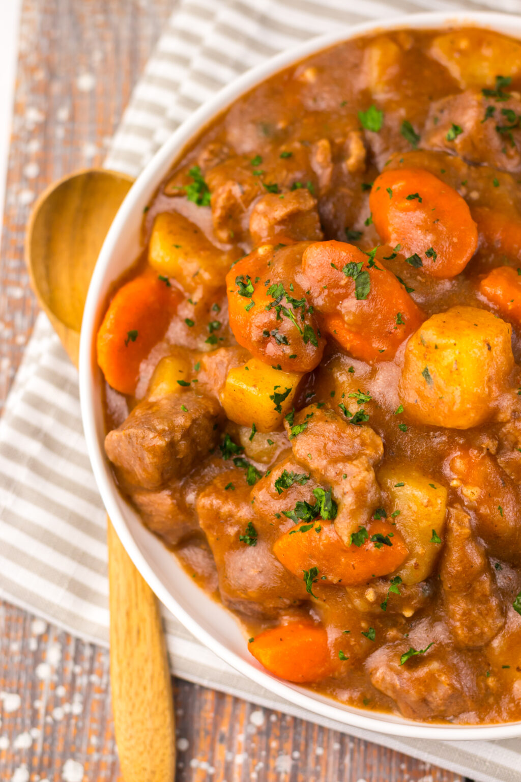 Old Fashioned Slow Cooker Beef Stew
