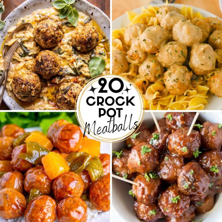 20 Easy Slow Cooker Meatball Recipes - themoderngram.com