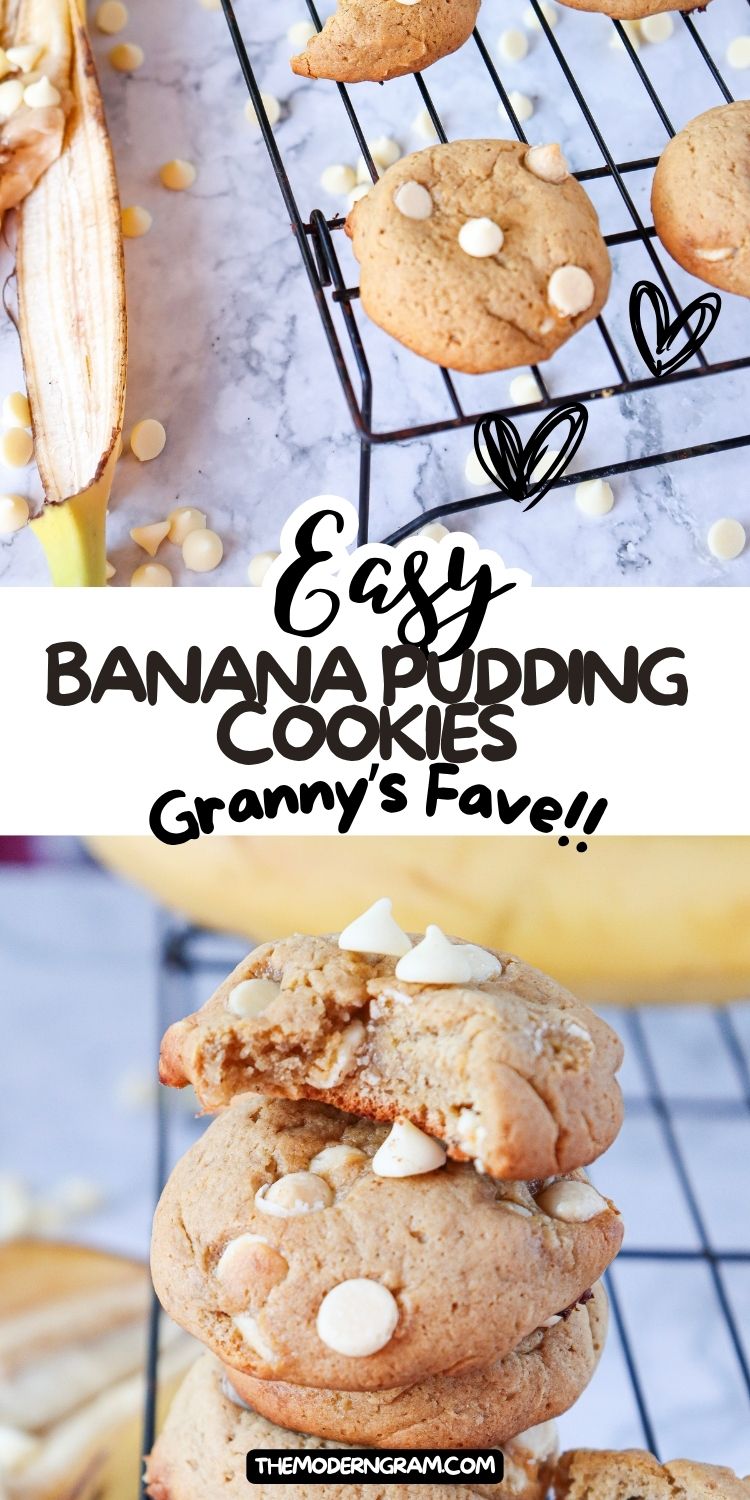 Grandma's Simple Banana Cookies (With White Chocolate)